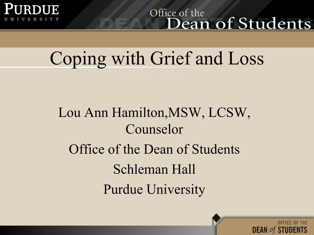 PPT - Coping with Grief and Loss PowerPoint Presentation, free download ...