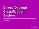PPT - Dewey Decimal Classification (DDC) PowerPoint Presentation, free ...