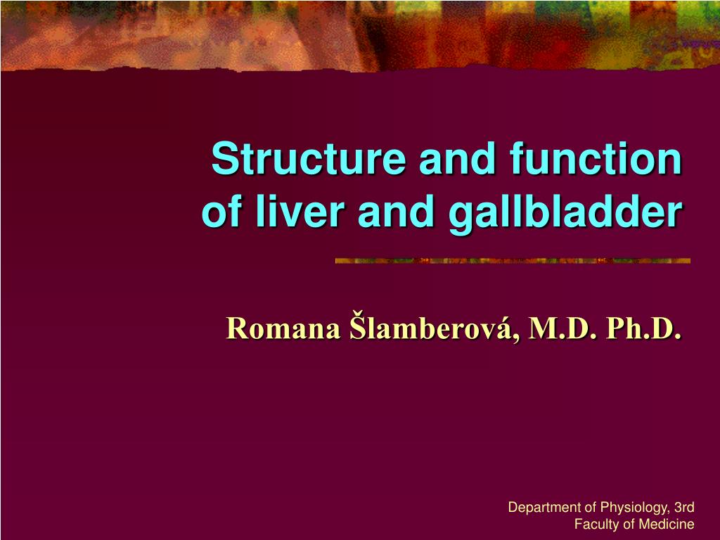 PPT - Structure and function of liver and gallbladder PowerPoint ...