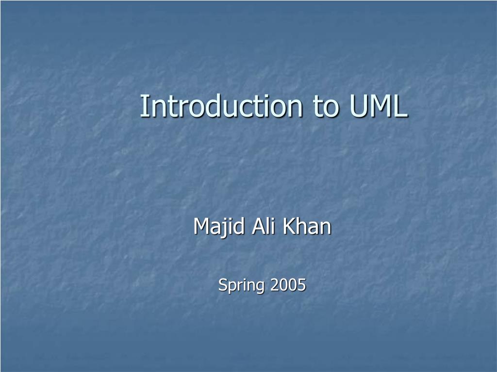 PPT - Introduction to UML PowerPoint Presentation, free download - ID ...