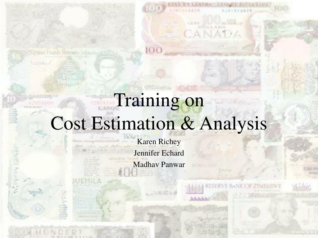 PPT - Training on Cost Estimation & Analysis PowerPoint Presentation ...