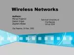 PPT - Wireless Networks PowerPoint Presentation, free download - ID:8754978