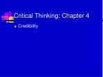 PPT - What is Critical Thinking, and How to Teach It? PowerPoint ...