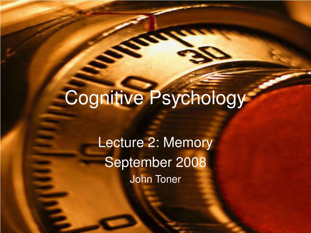 PPT - Cognitive Psychology PowerPoint Presentation, free download - ID ...