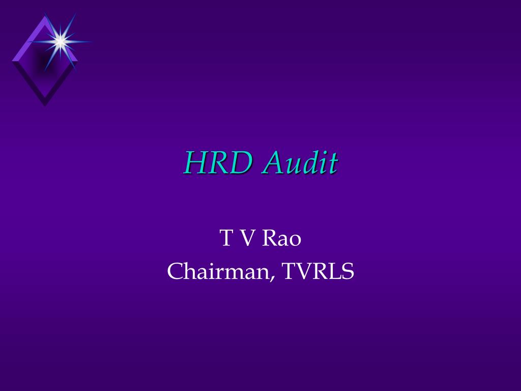 PPT - HRD Audit PowerPoint Presentation, free download - ID:1271644