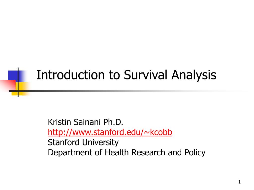 PPT - Introduction to Survival Analysis PowerPoint Presentation, free ...