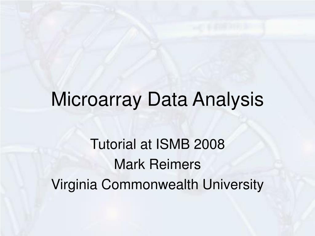 PPT - Microarray Data Analysis PowerPoint Presentation, free download ...