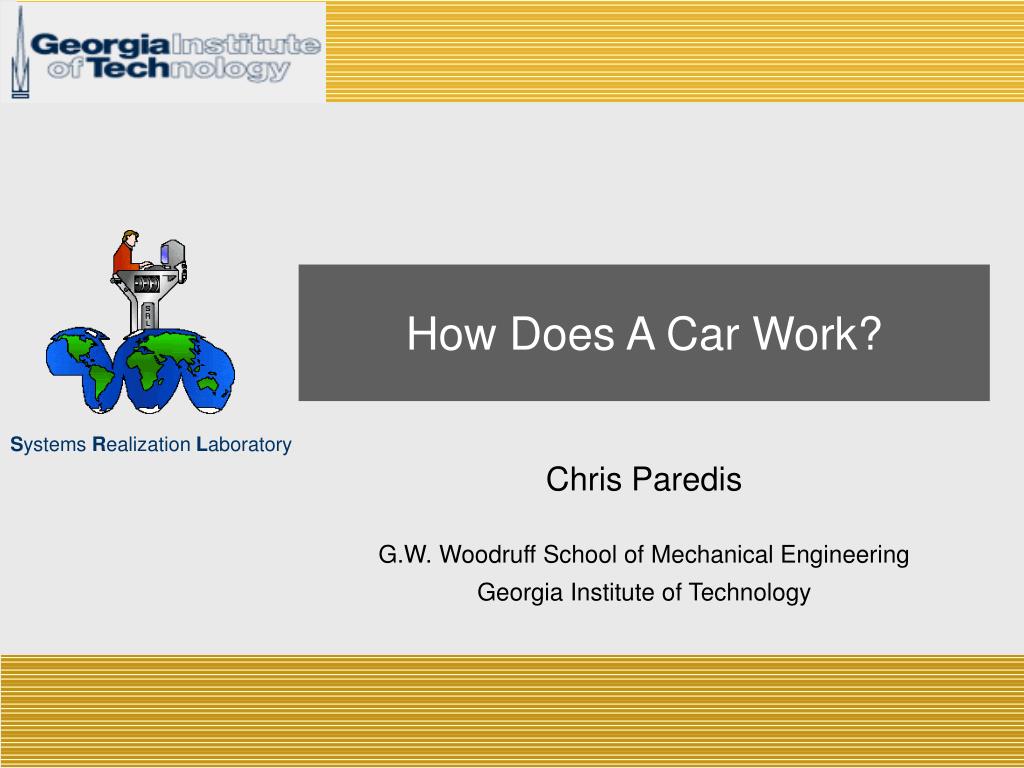 PPT - How Does A Car Work? PowerPoint Presentation, free download - ID ...