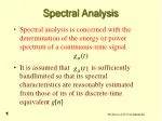 PPT - Spectral Analysis PowerPoint Presentation, free download - ID:2978211