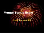 PPT - Mental Status Examination PowerPoint Presentation, free download ...