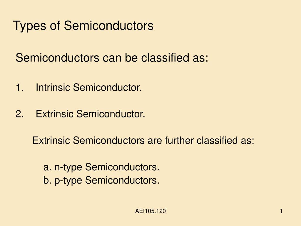 PPT - Types of Semiconductors PowerPoint Presentation, free download ...