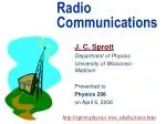 PPT - Basic Radio Communications PowerPoint Presentation, free download ...