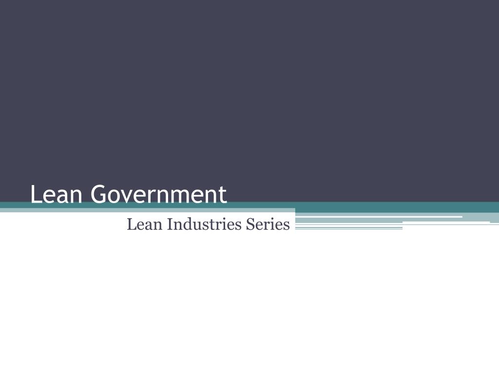 PPT - Lean Government PowerPoint Presentation, free download - ID:1274775