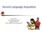 PPT - Second Language Acquisition PowerPoint Presentation, free ...
