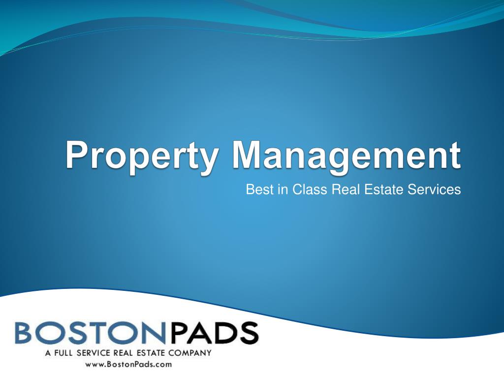 PPT - Property Management PowerPoint Presentation, free download - ID:12758