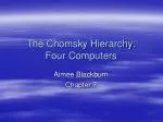 PPT - The Chomsky Hierarchy PowerPoint Presentation, free download - ID:1704234