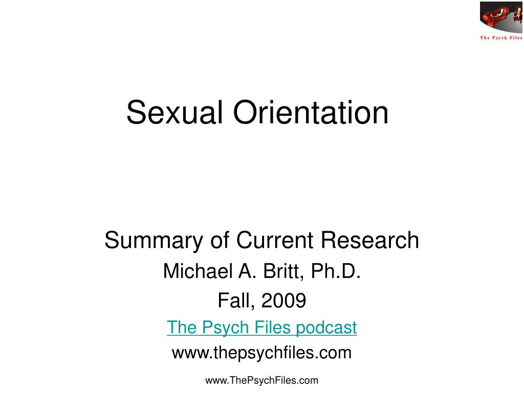 PPT - Sexual Orientation PowerPoint Presentation, free download - ID ...