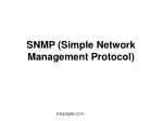 PPT - SIMPLE NETWORK MANAGEMENT PROTOCOL (SNMP) PowerPoint Presentation - ID:9477349
