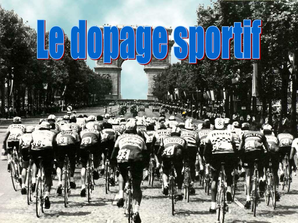 PPT - Le dopage sportif PowerPoint Presentation, free download - ID:1276630