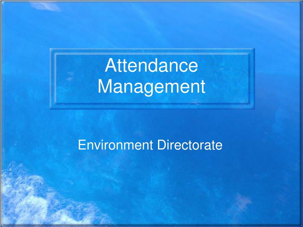 PPT - Attendance Management PowerPoint Presentation, free download - ID ...