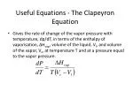 PPT - Clausius-Clapeyron Equation PowerPoint Presentation, free ...