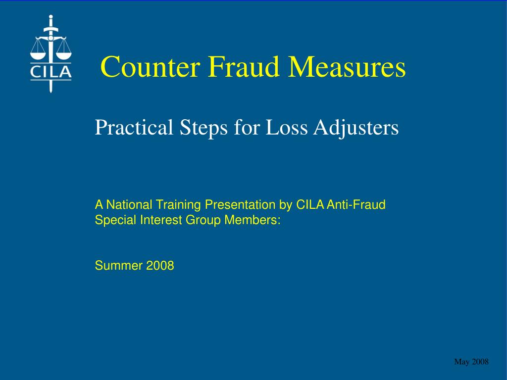 PPT - Counter Fraud Measures PowerPoint Presentation, free download ...