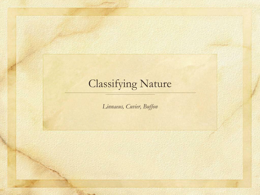 PPT - Classifying Nature PowerPoint Presentation, free download - ID ...
