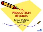 PPT - FOOD PRODUCTION RECORDS PowerPoint Presentation, free download ...