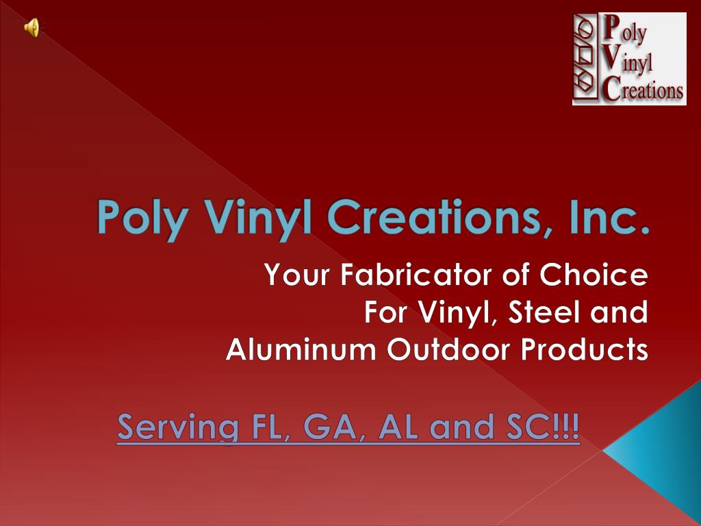 PPT - Poly Vinyl Creations, Inc. PowerPoint Presentation, free download ...
