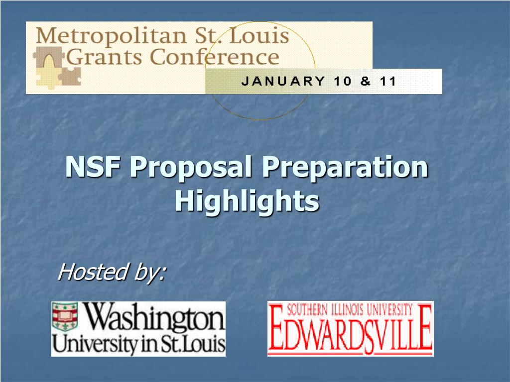 PPT - NSF Proposal Preparation Highlights PowerPoint Presentation, free ...