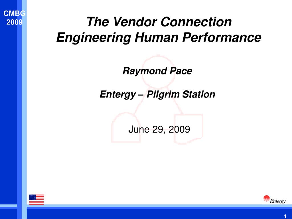 PPT - The Vendor Connection Engineering Human Performance PowerPoint ...