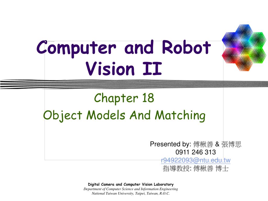 PPT - Computer and Robot Vision II PowerPoint Presentation, free ...