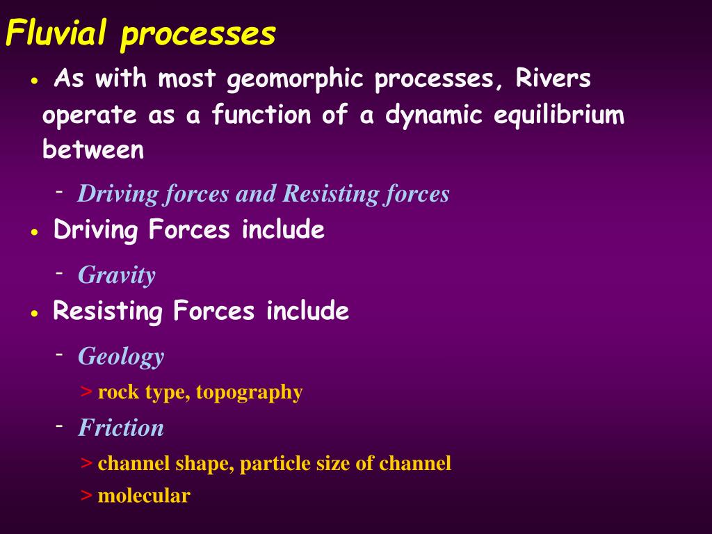PPT - Fluvial processes PowerPoint Presentation, free download - ID:1290200