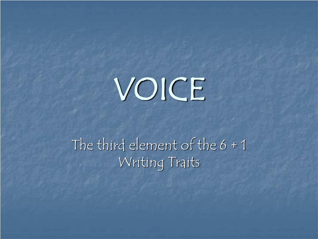 PPT - VOICE PowerPoint Presentation, free download - ID:1291240
