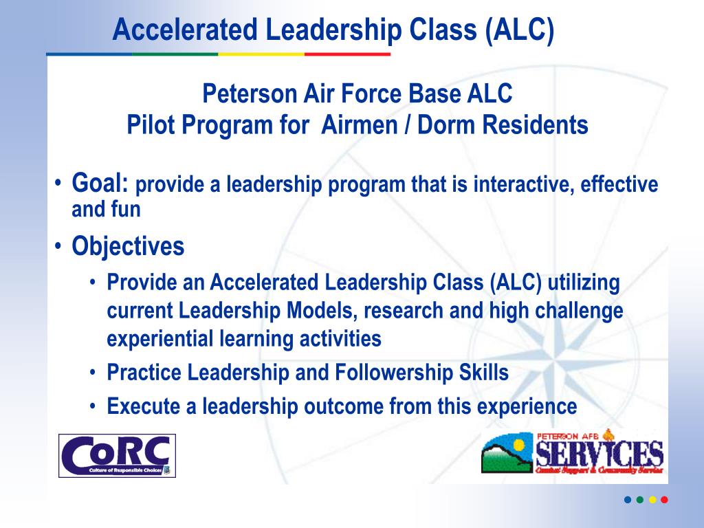 PPT - Accelerated Leadership Class (ALC) PowerPoint Presentation, free ...