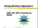 PPT - Boolean Operators PowerPoint Presentation, free download - ID:54290
