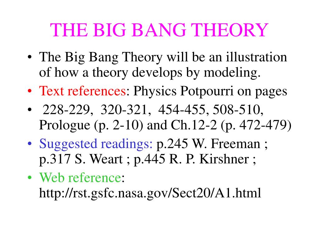 PPT - THE BIG BANG THEORY PowerPoint Presentation, free download - ID ...