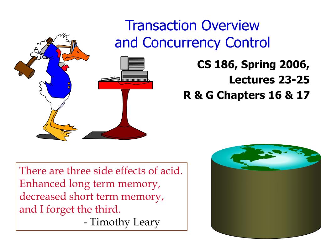 PPT - Transaction Overview and Concurrency Control PowerPoint ...
