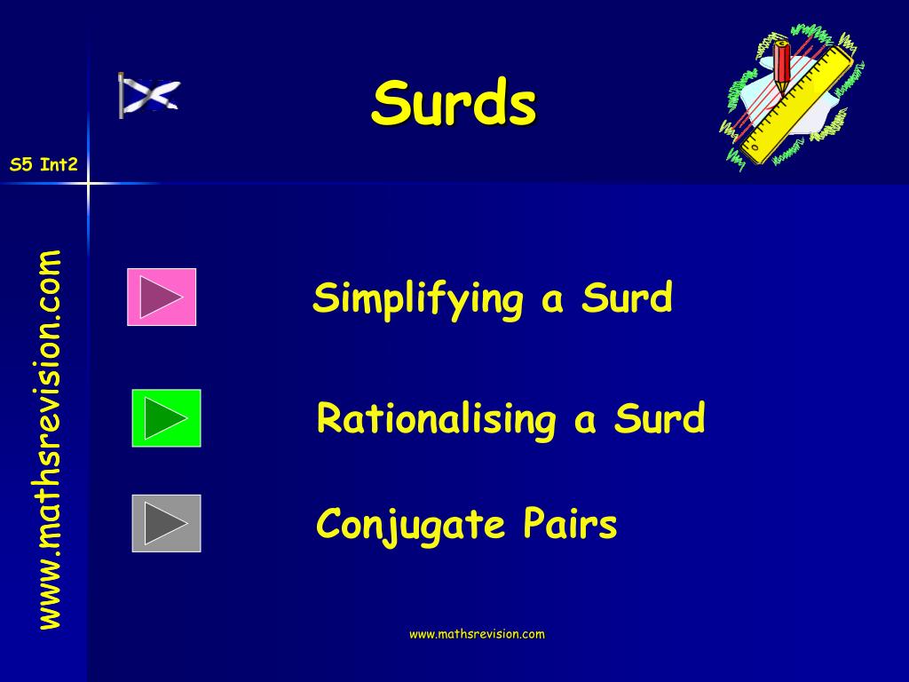 PPT - Surds PowerPoint Presentation, free download - ID:1295001