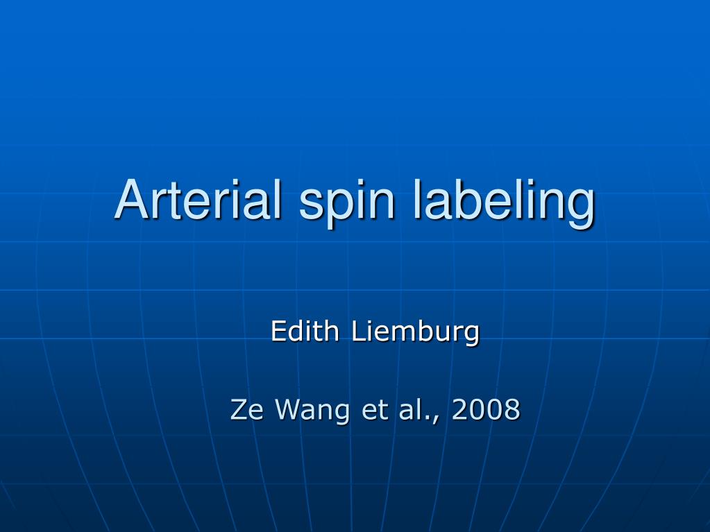 PPT - Arterial spin labeling PowerPoint Presentation, free download ...
