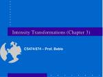 PPT - Intensity Transformations PowerPoint Presentation, free download ...
