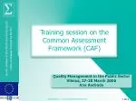 PPT - Common Assessment Framework PowerPoint Presentation, free download - ID:767654