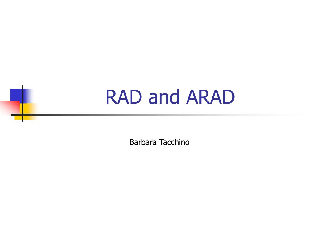 PPT - RAD and ARAD PowerPoint Presentation, free download - ID:1296851