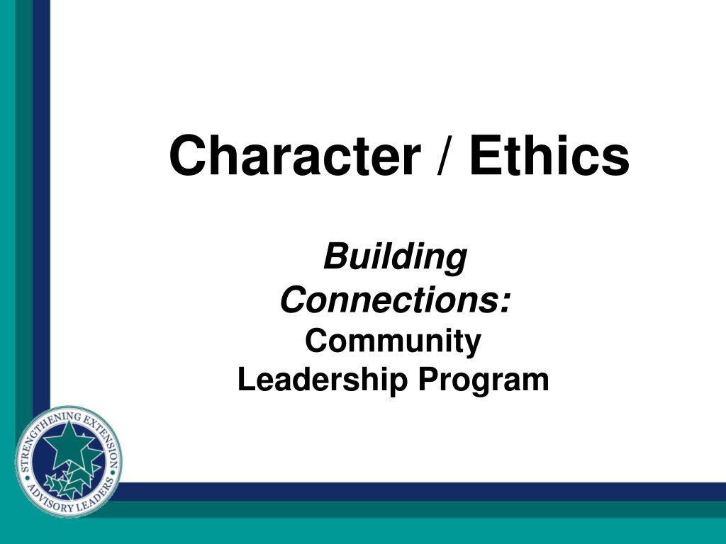 PPT - Character / Ethics PowerPoint Presentation, free download - ID ...