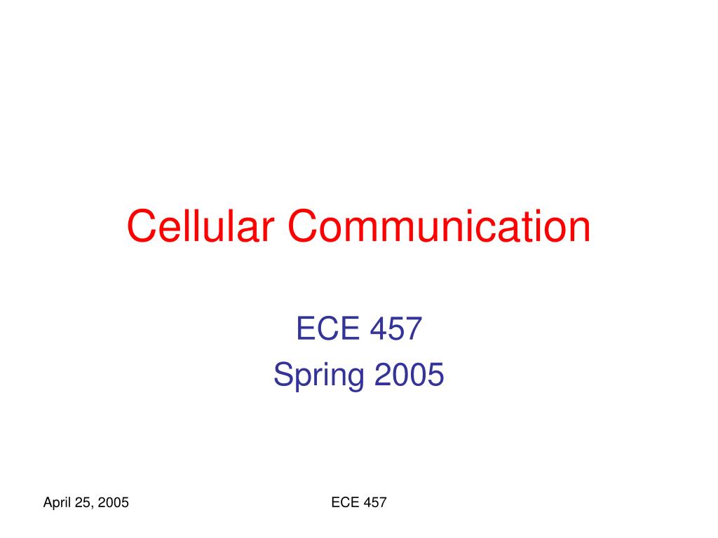 PPT - Cellular Communication PowerPoint Presentation, free download ...