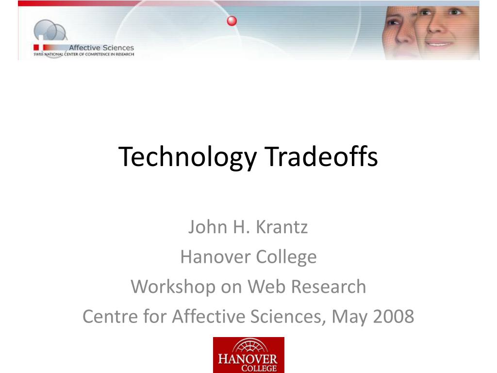 PPT - Technology Tradeoffs PowerPoint Presentation, free download - ID ...