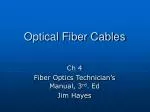 PPT - Optical Fiber Cables PowerPoint Presentation, free download - ID ...