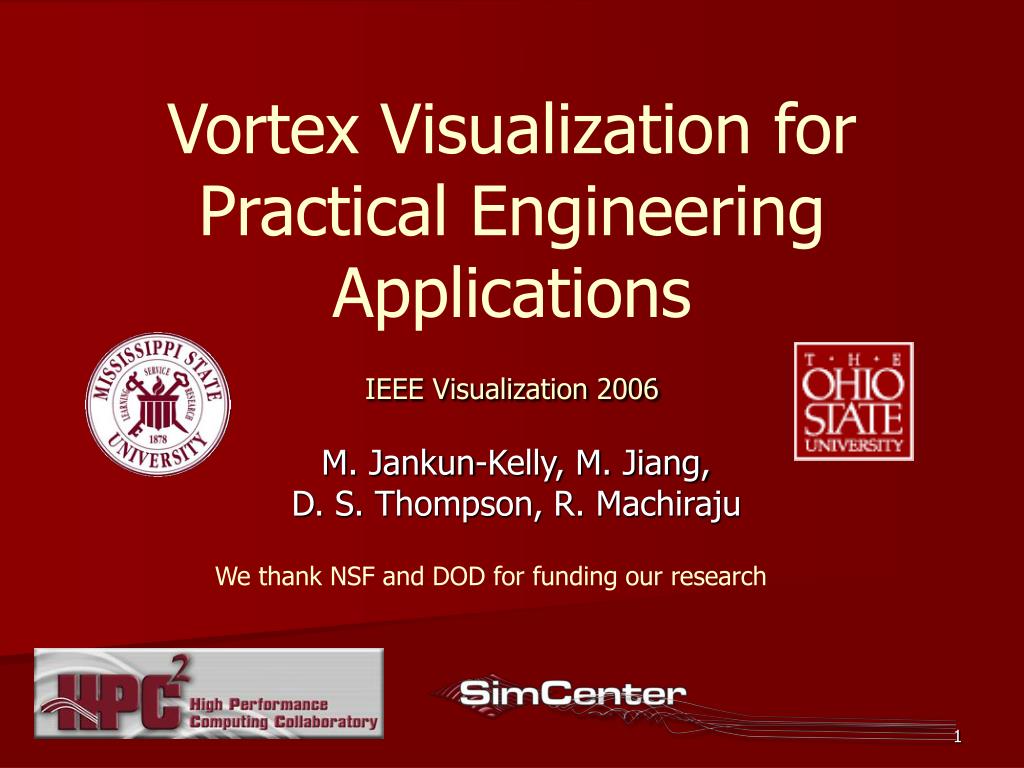 Ppt Vortex Visualization For Practical Engineering Applications Ieee