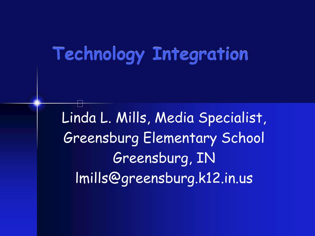 PPT - Technology Integration PowerPoint Presentation, free download ...