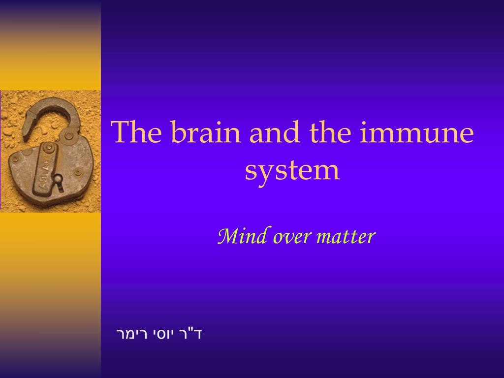 PPT - The brain and the immune system PowerPoint Presentation, free ...